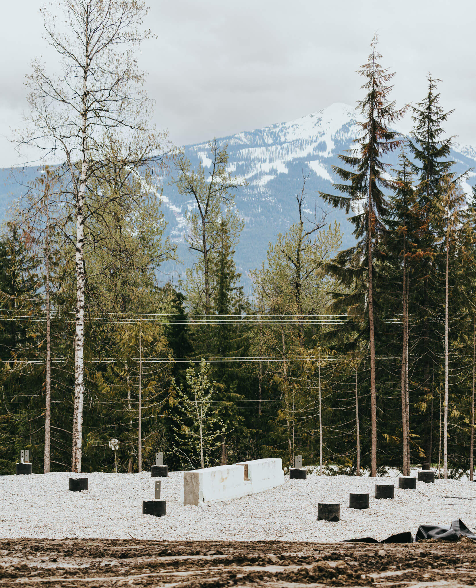 A-frame Cabin Foundation Update - Brittany Dawn Lifestyle