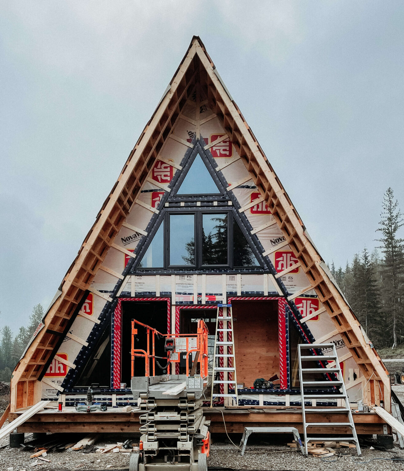 A-frame Exterior Paint Colors - Brittany Dawn Lifestyle