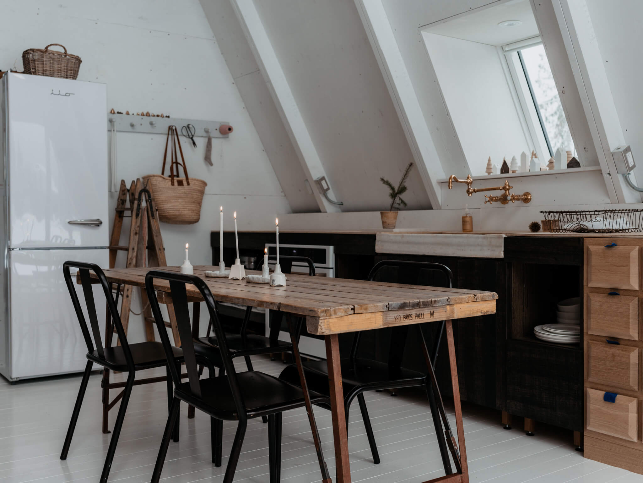 A-Frame Kitchen and the tale of the Marble Sink - Brittany Dawn Lifestyle